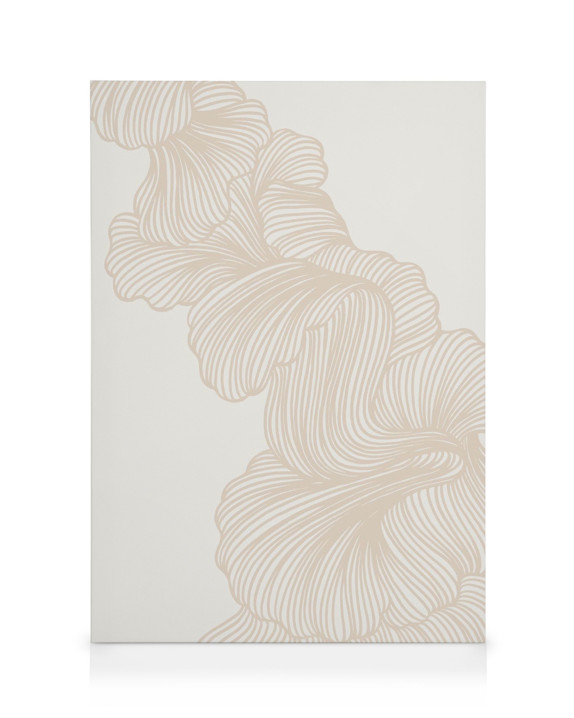 Quadro em Tela Abstract Lines No3 – Arte Abstrata com Linhas Orgânicas ...