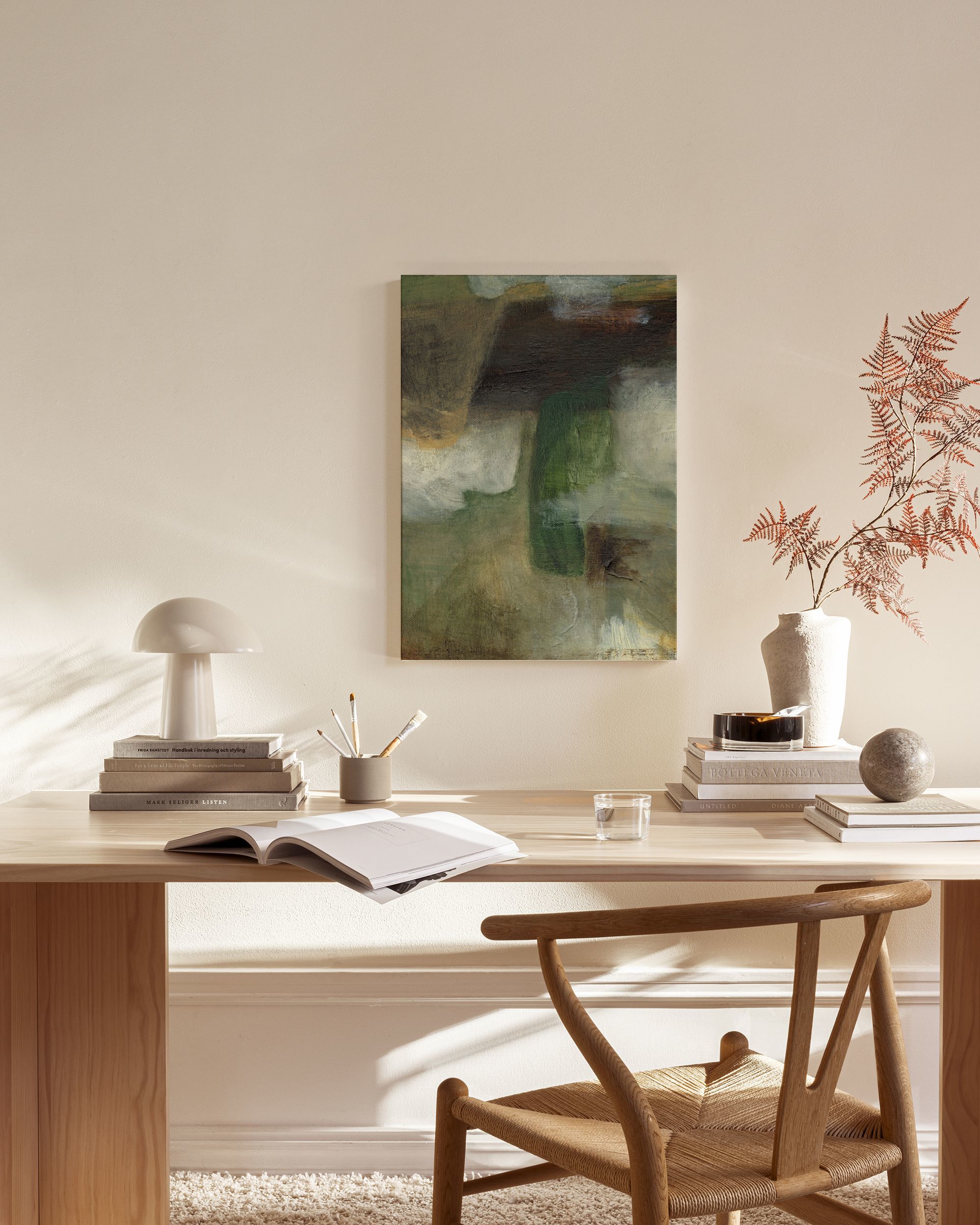 Earthy Layers No3 Stampa su Tela