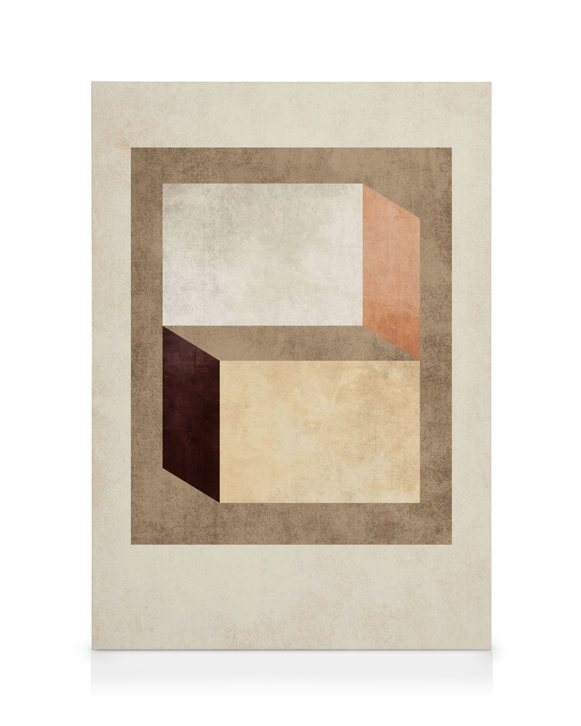 Muted Geometry Canvastavla