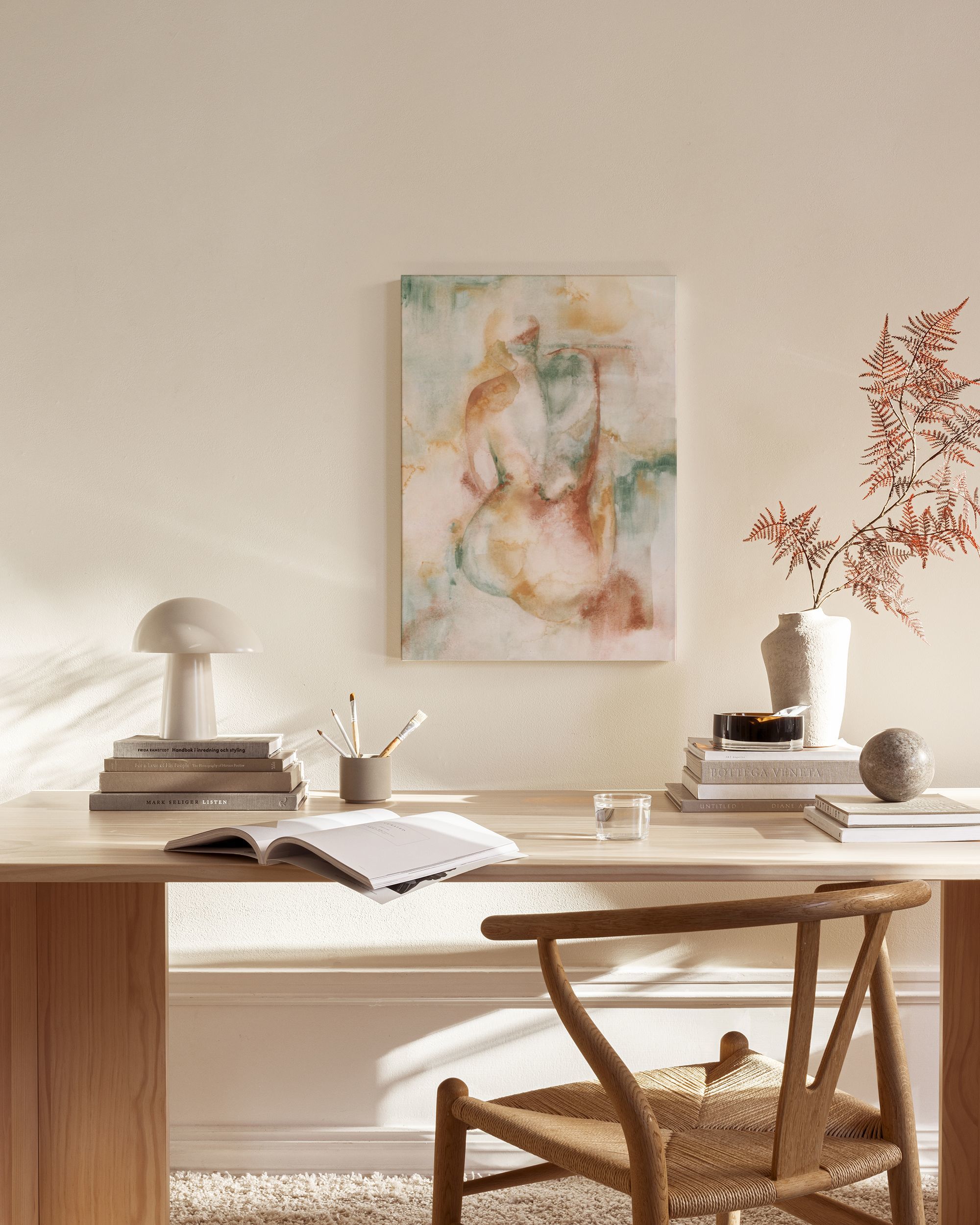 Soft Contours Canvas print