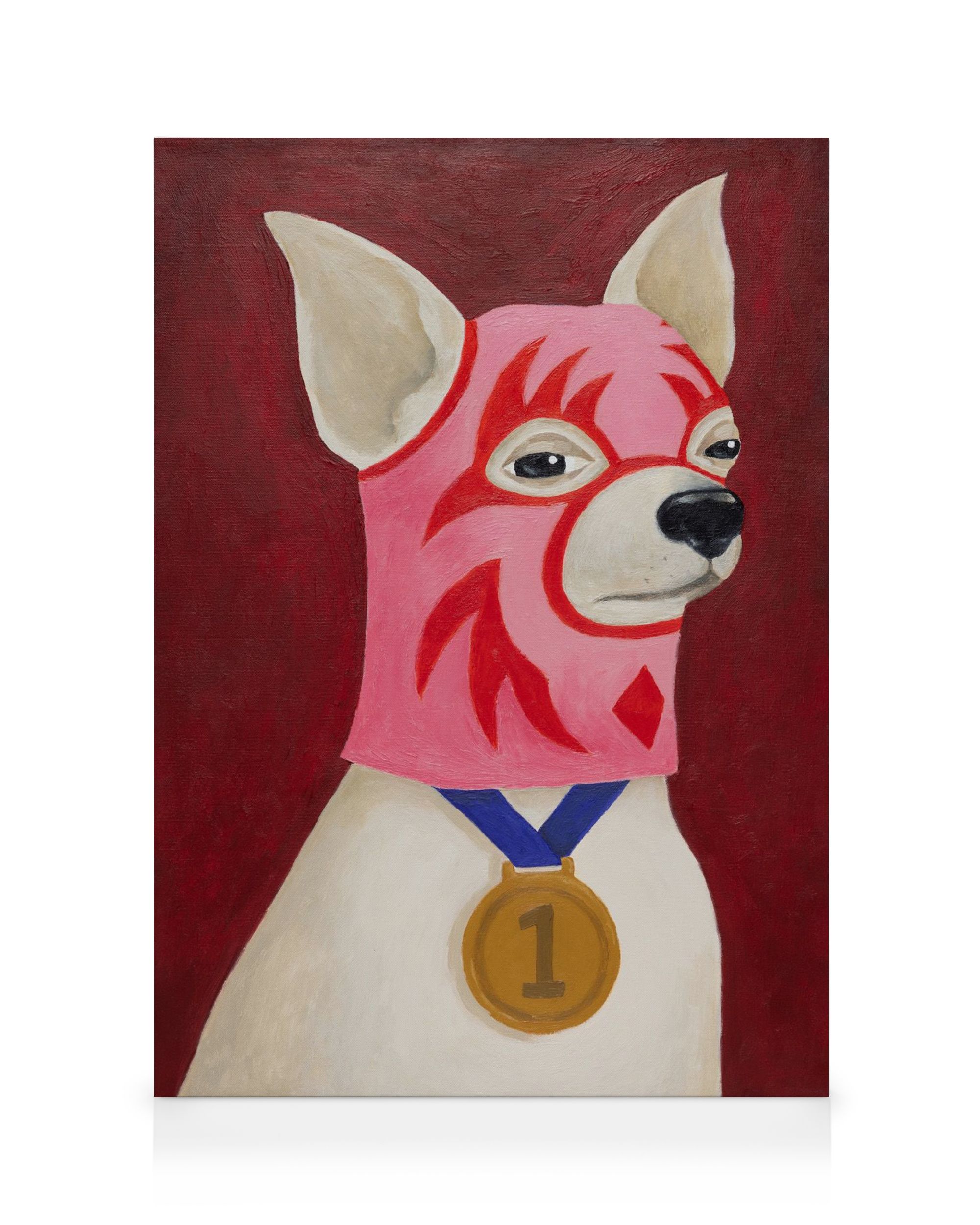 El Ganador Lienzo - Arte de Perros Divertido | Desenio US