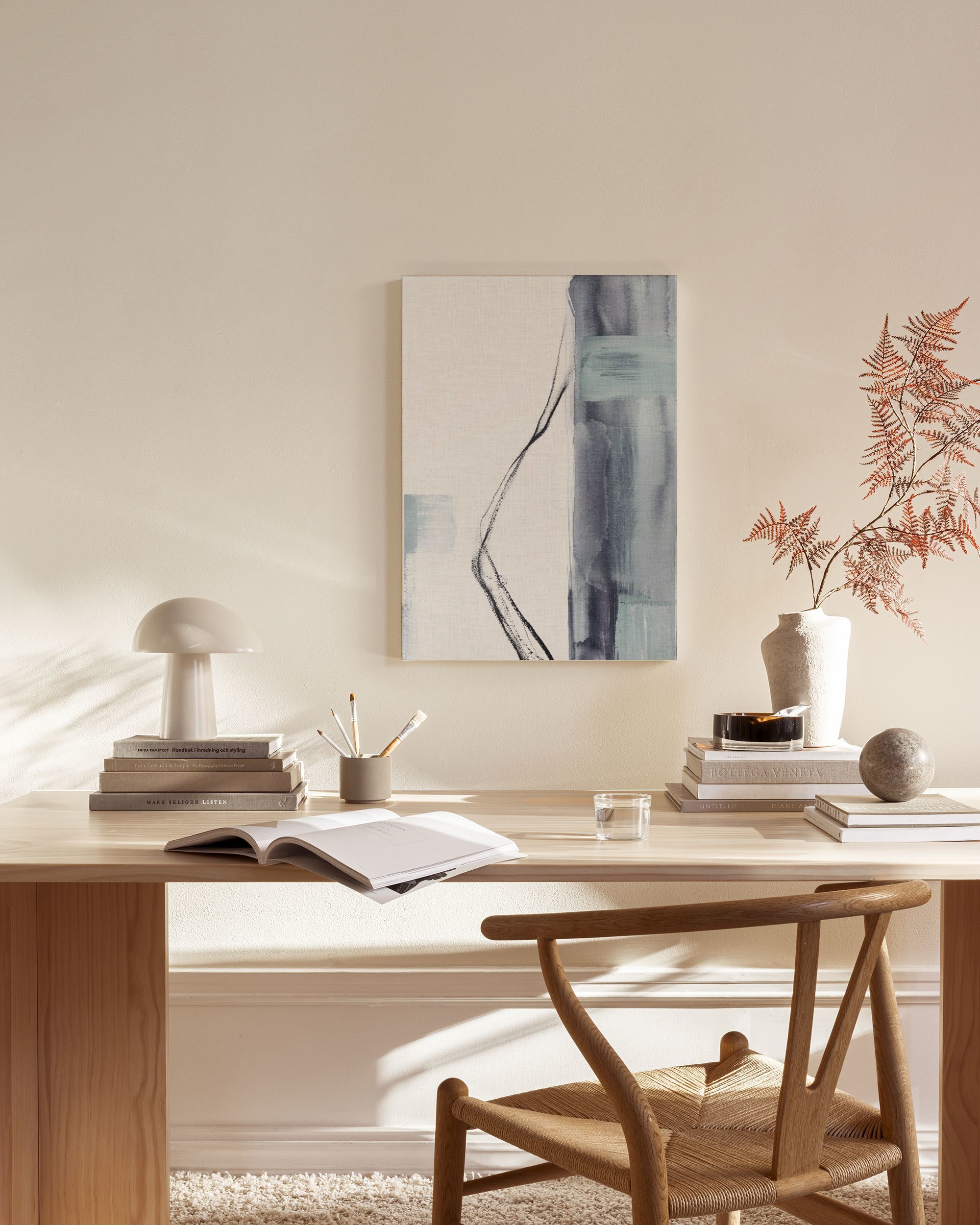 Calm Abstract Canvas Print – Art Poster | Desenio