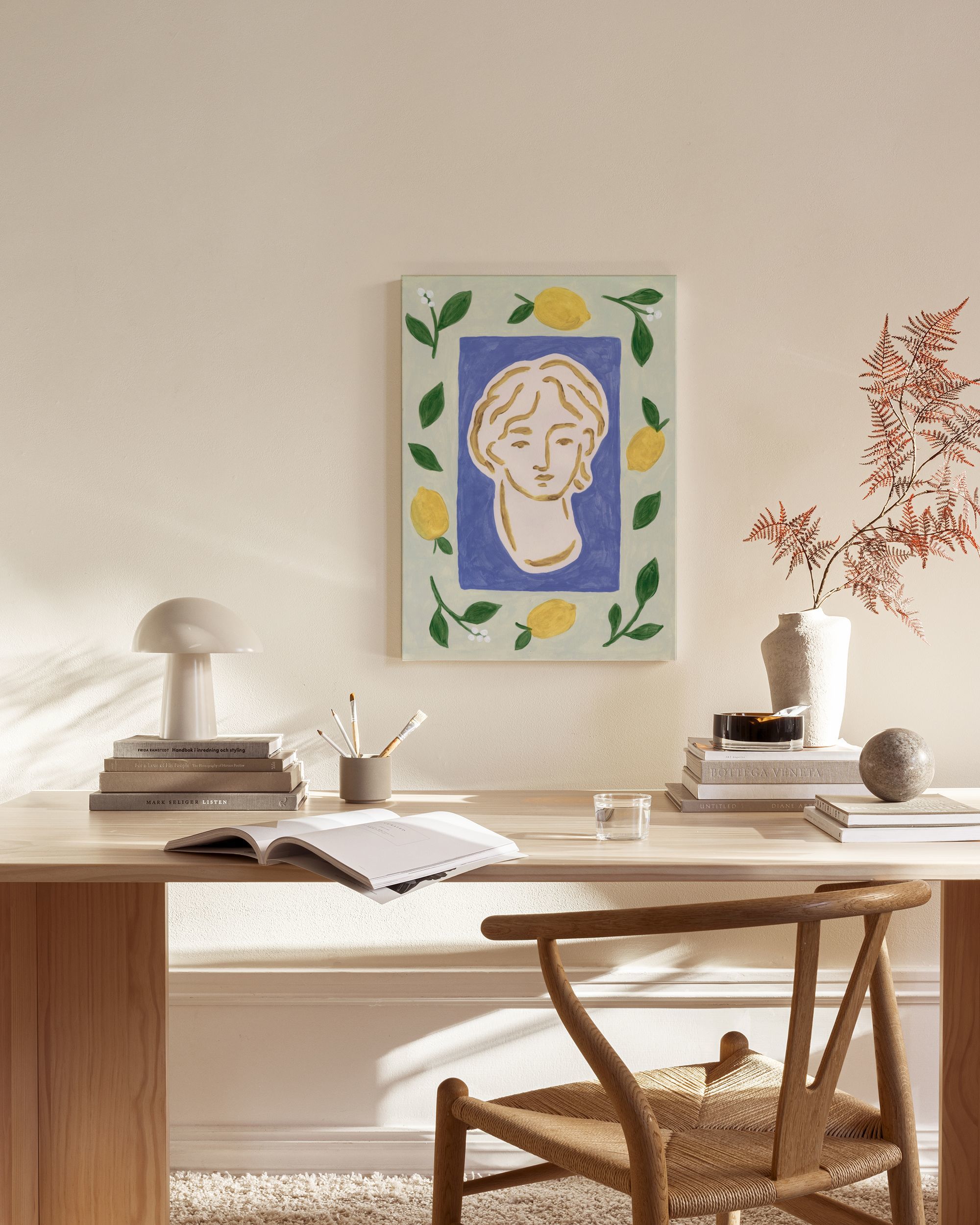 Citrus Portrait Lienzo - Arte Moderno en Lienzo | Desenio US