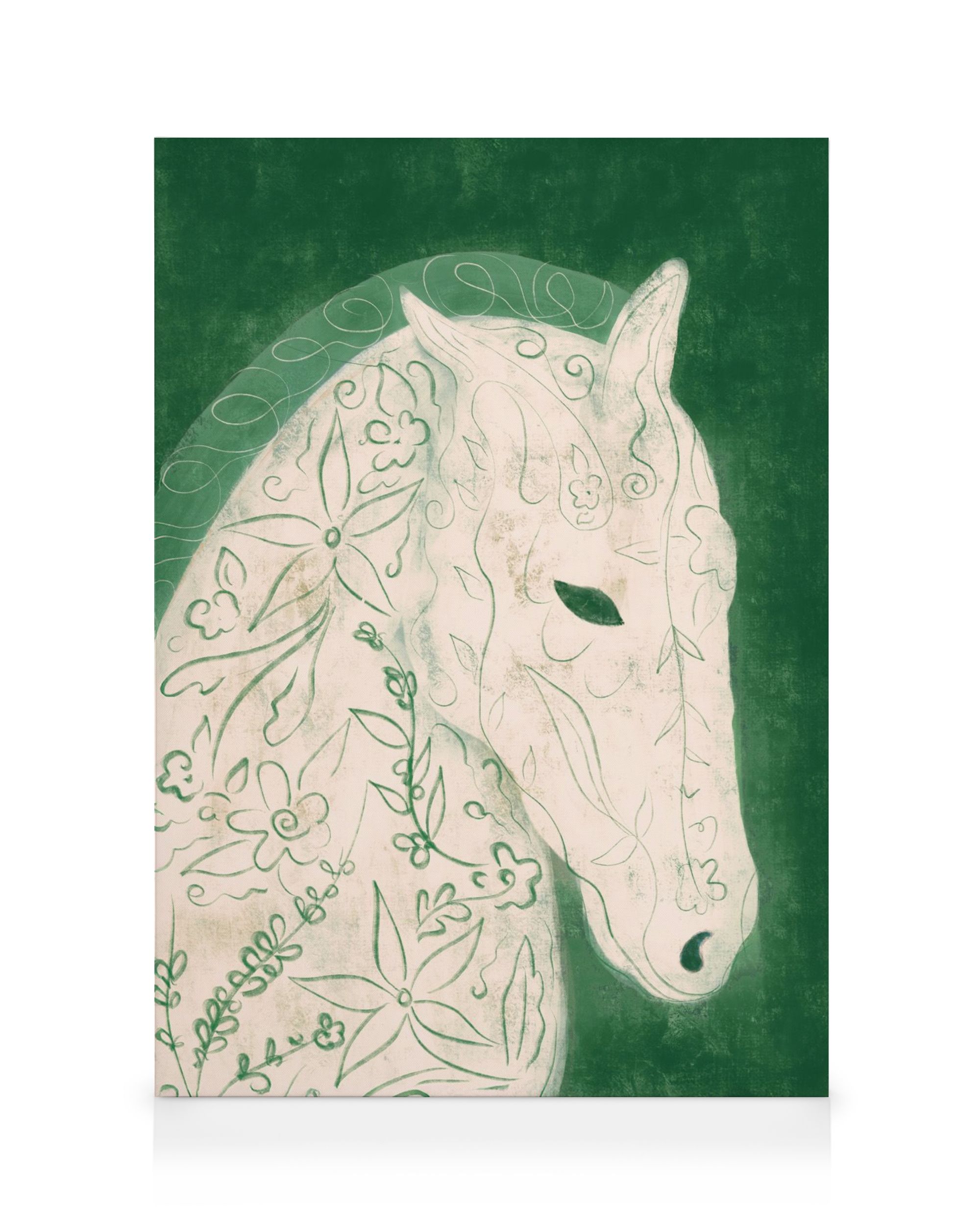 Lucrecia Rey Caro - Tela decorativa Earth Horse
