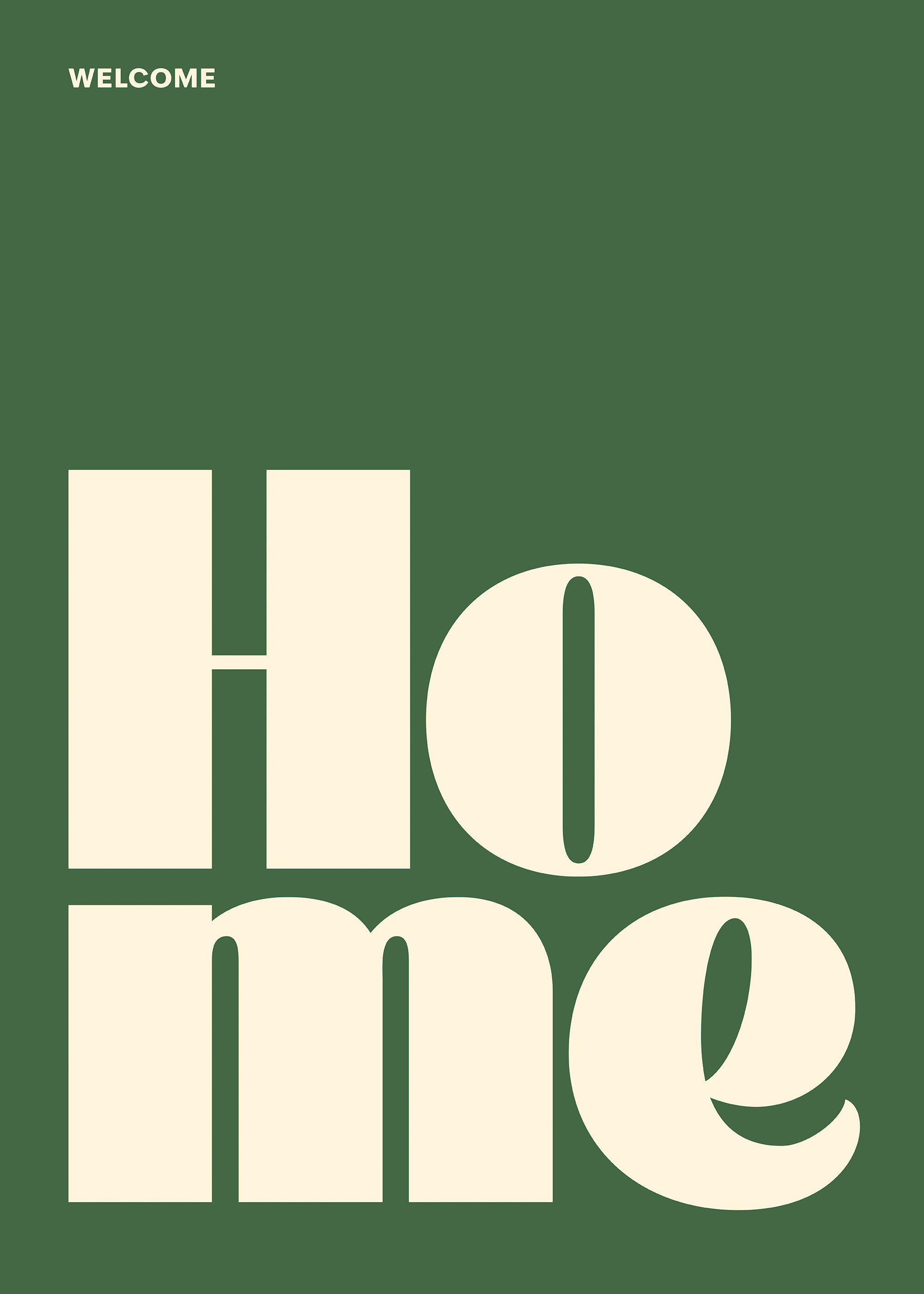 Welcome Home Print