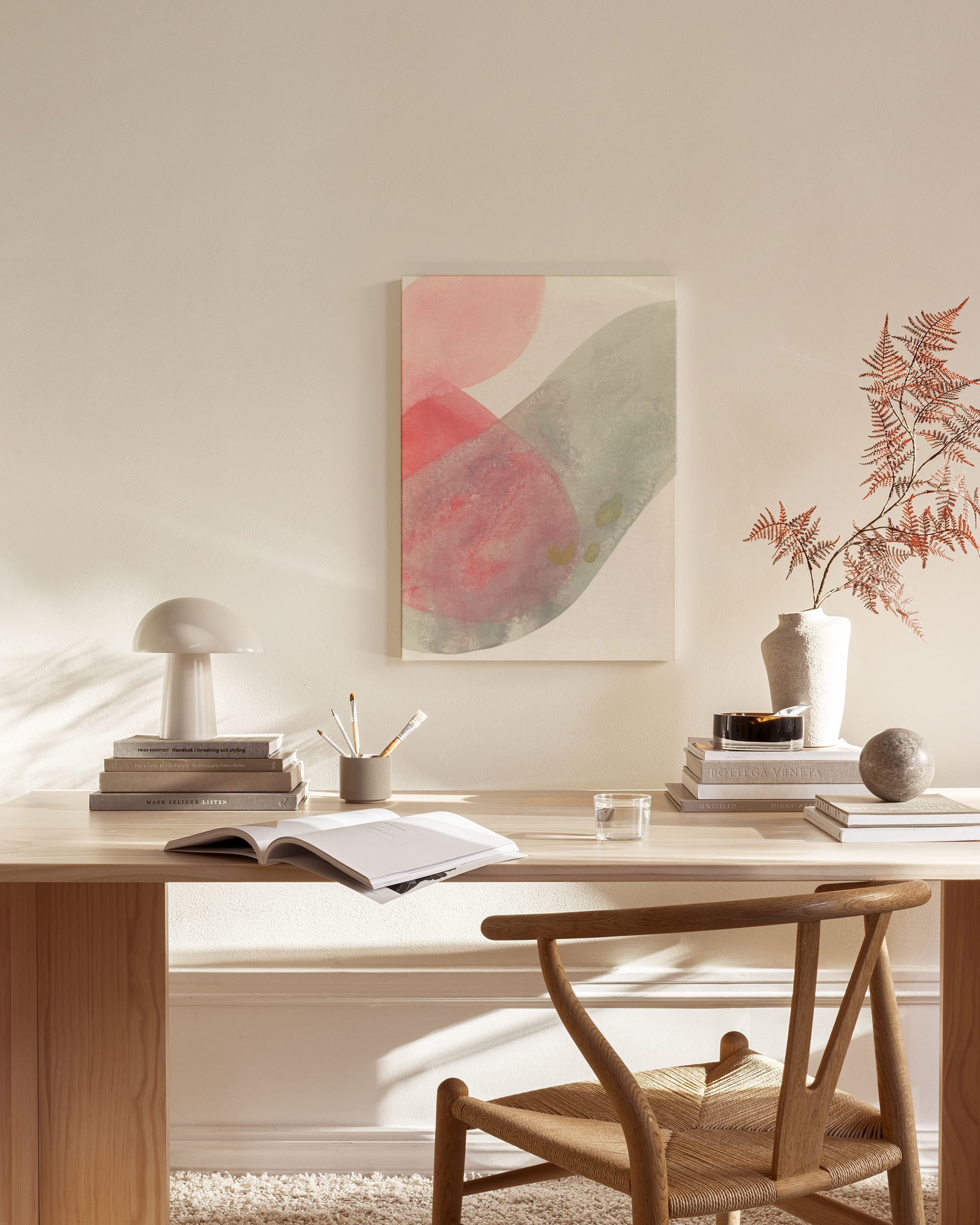 Flowy Forms No2 Canvas print