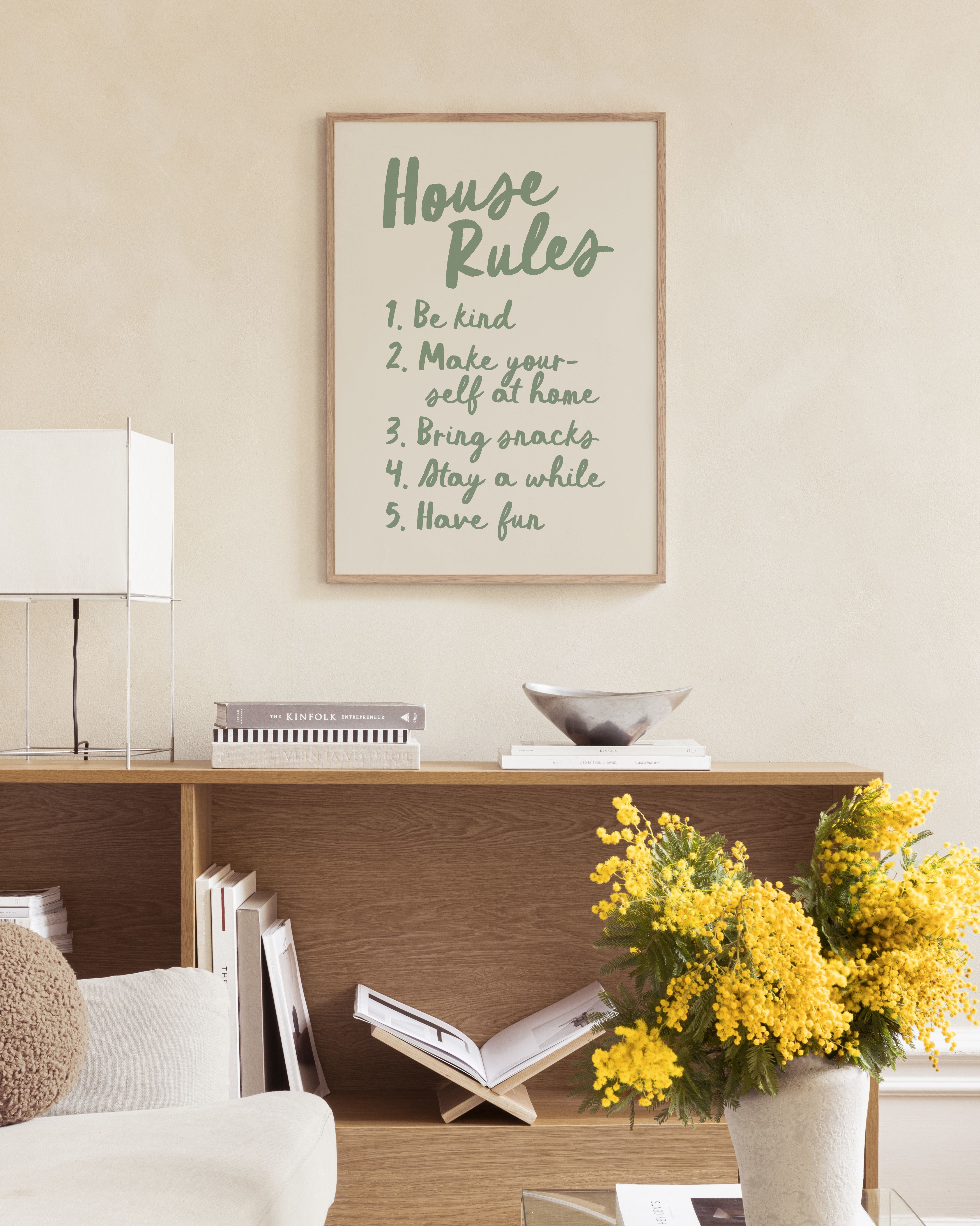 The House Rules Poster